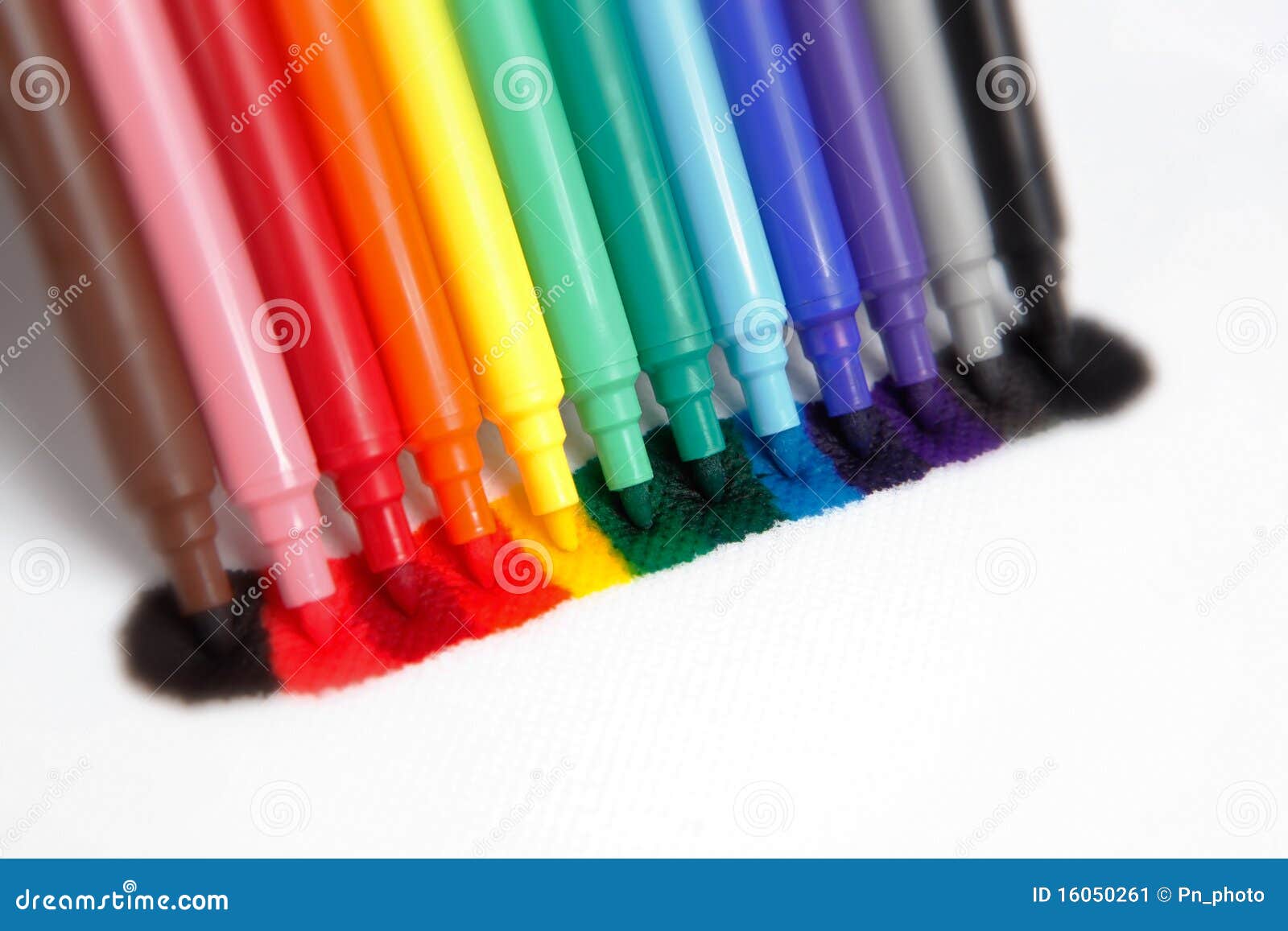 Colorful marks stock image. Image of artist, closeup - 16050261
