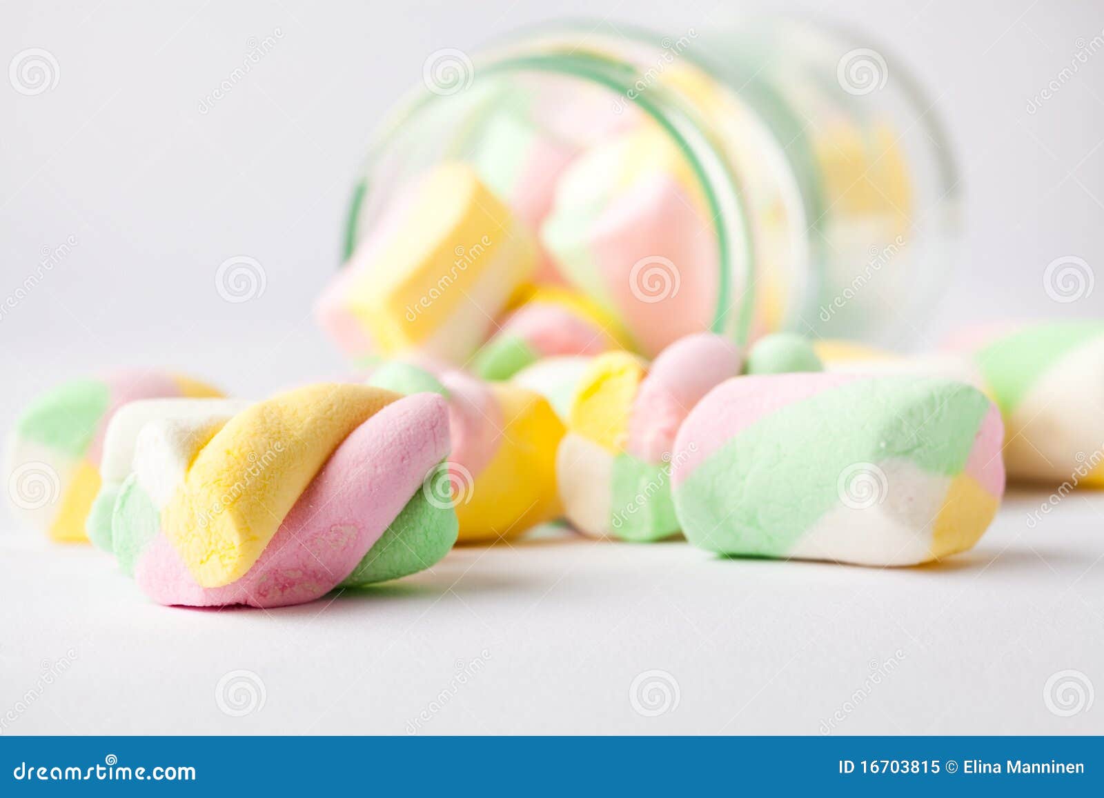 Colorful marshmallow stock image. Image of yellow, sugary - 16703815