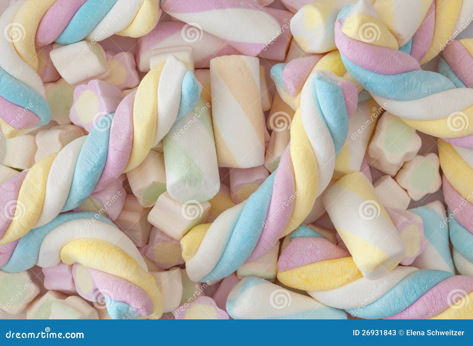 Colorful marshmallow stock image. Image of pile, pink - 26931843