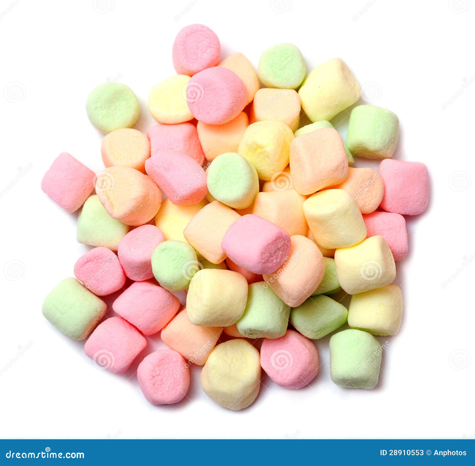 Colorful marshmallow stock image. Image of light, fluffy - 28910553