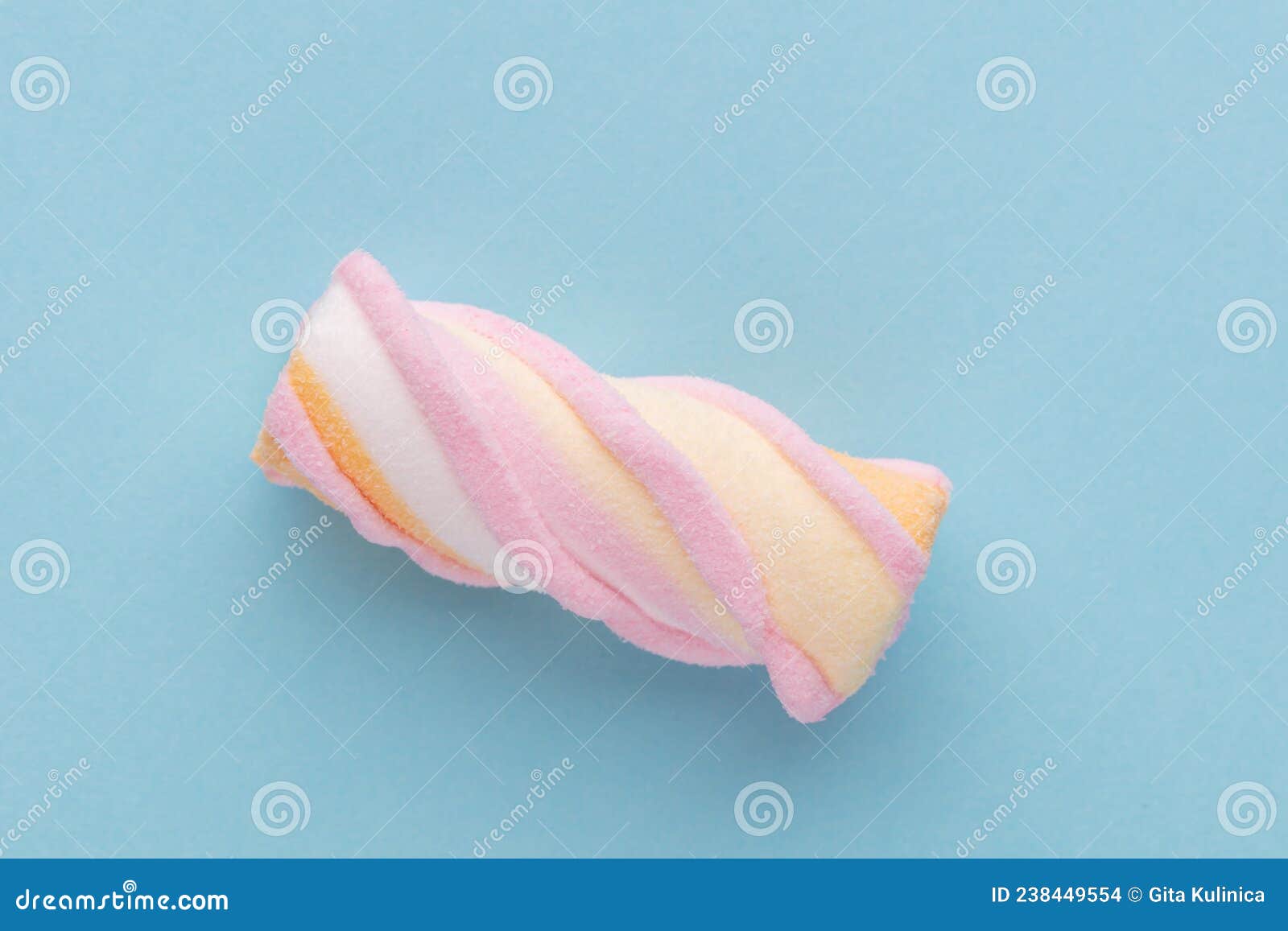 Colorful Marshmallows on Pastel Background Stock Photo - Image of ...