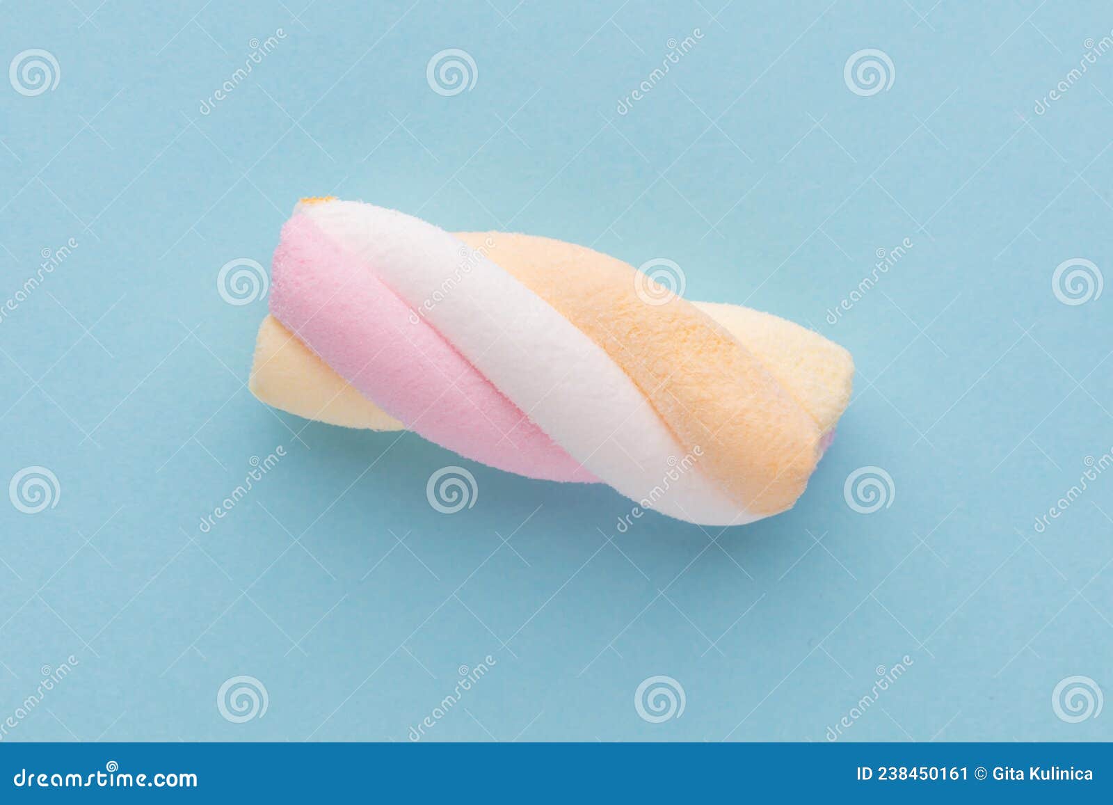 Colorful Marshmallows on Pastel Background Stock Image - Image of soft ...