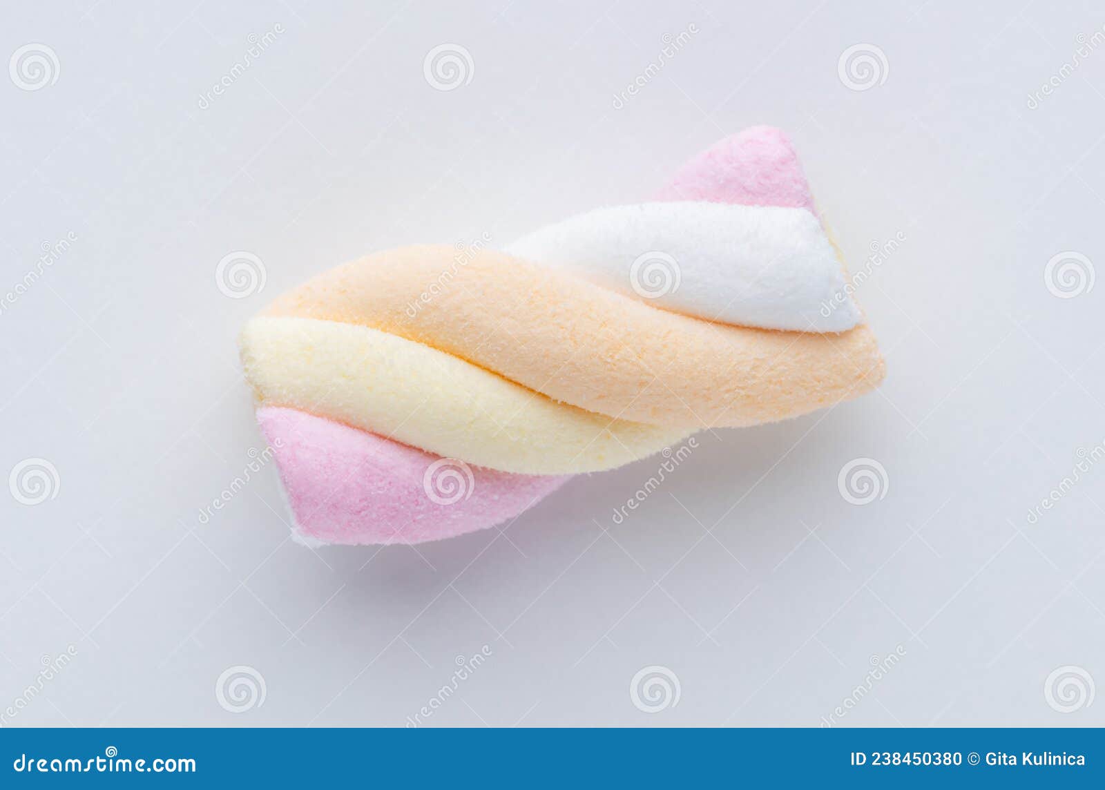 Colorful Marshmallows on Pastel Background Stock Photo - Image of sugar ...