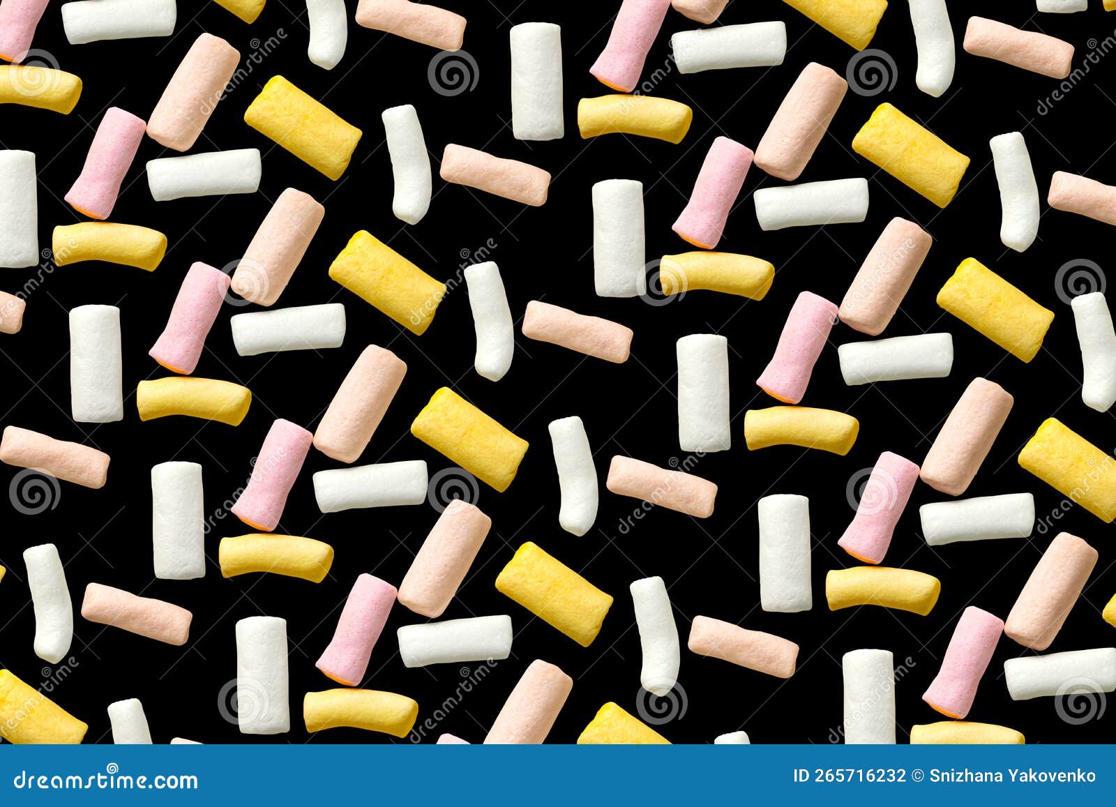 Colorful Marshmallows. Pattern Stock Photo - Image of marshmallow ...