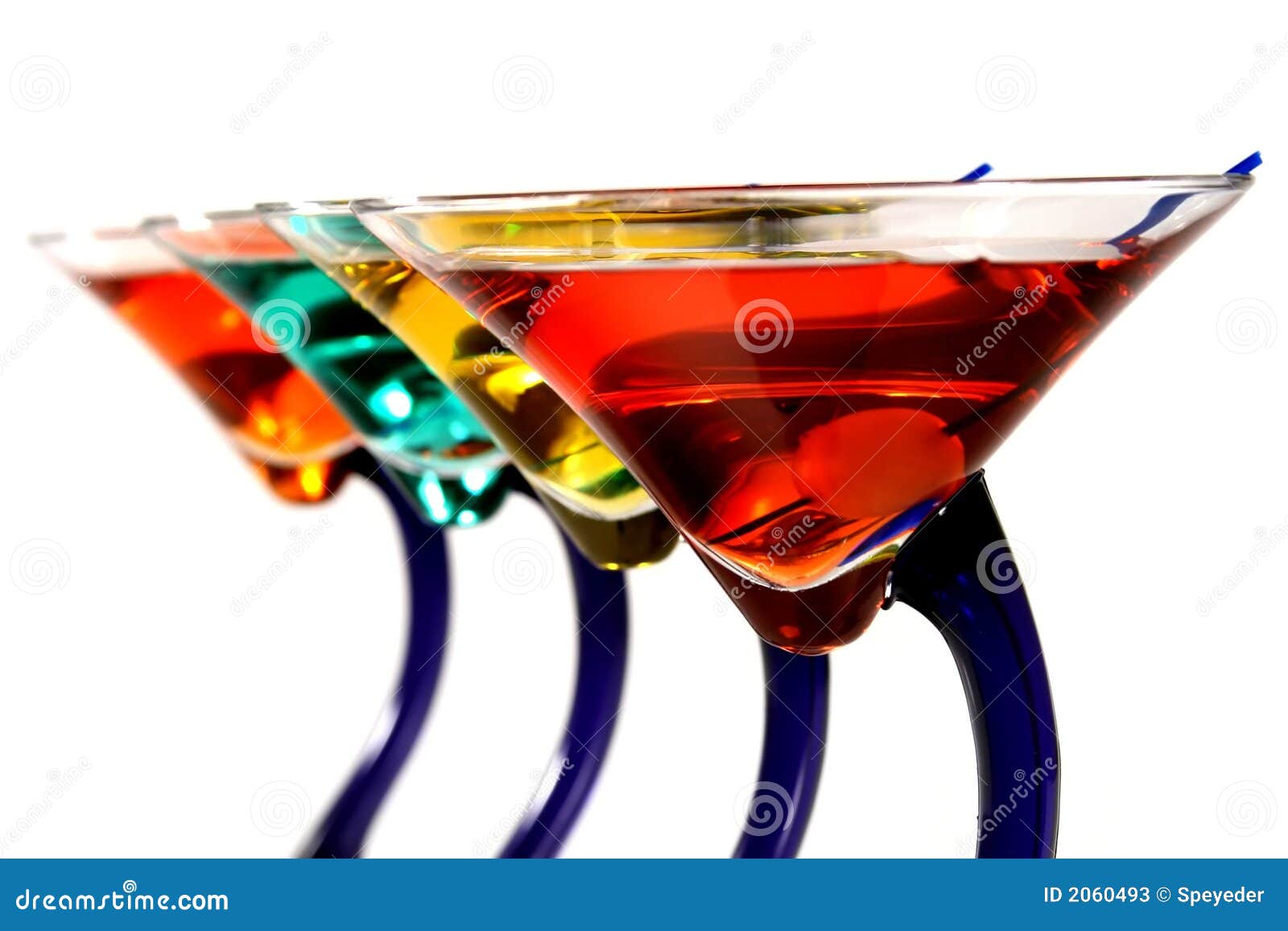 Colorful martinis stock image. Image of beverage, liquor - 2060493