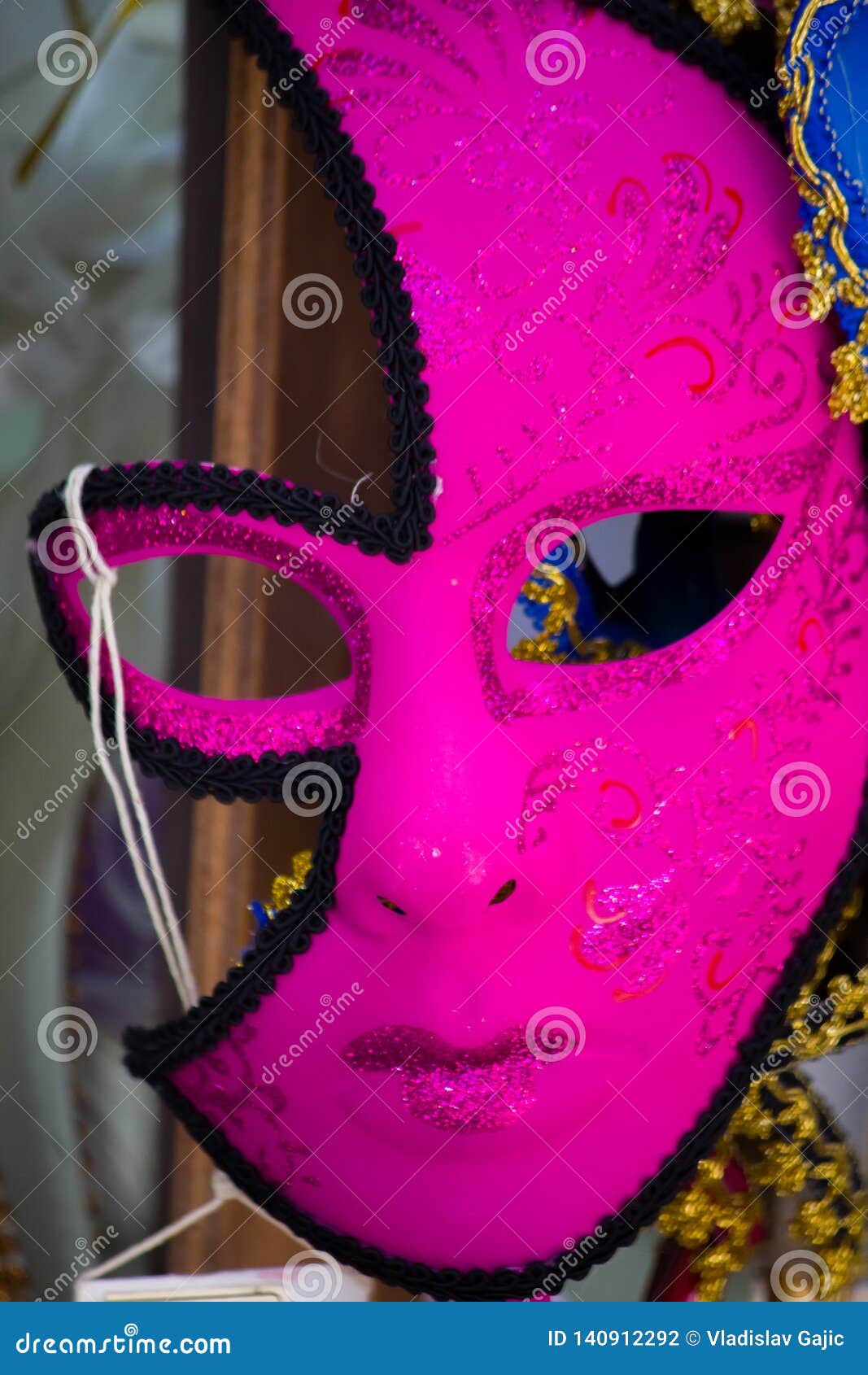 Colorful Mask in Venice, Italy Stock Photo - Image of costume ...