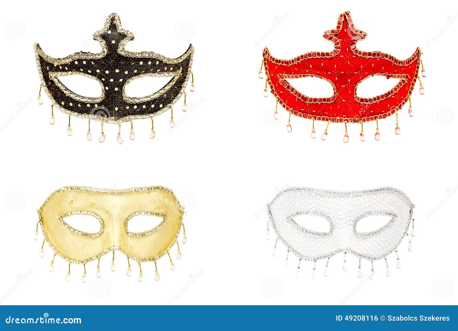 Colorful masks, collage stock photo. Image of ornate - 49208116