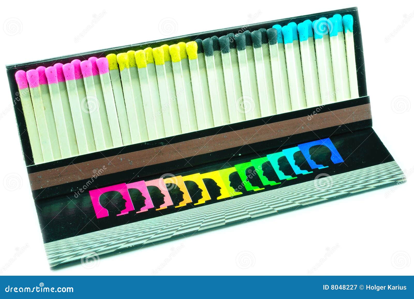Colorful matchbook stock image. Image of matches, matchcover - 8048227