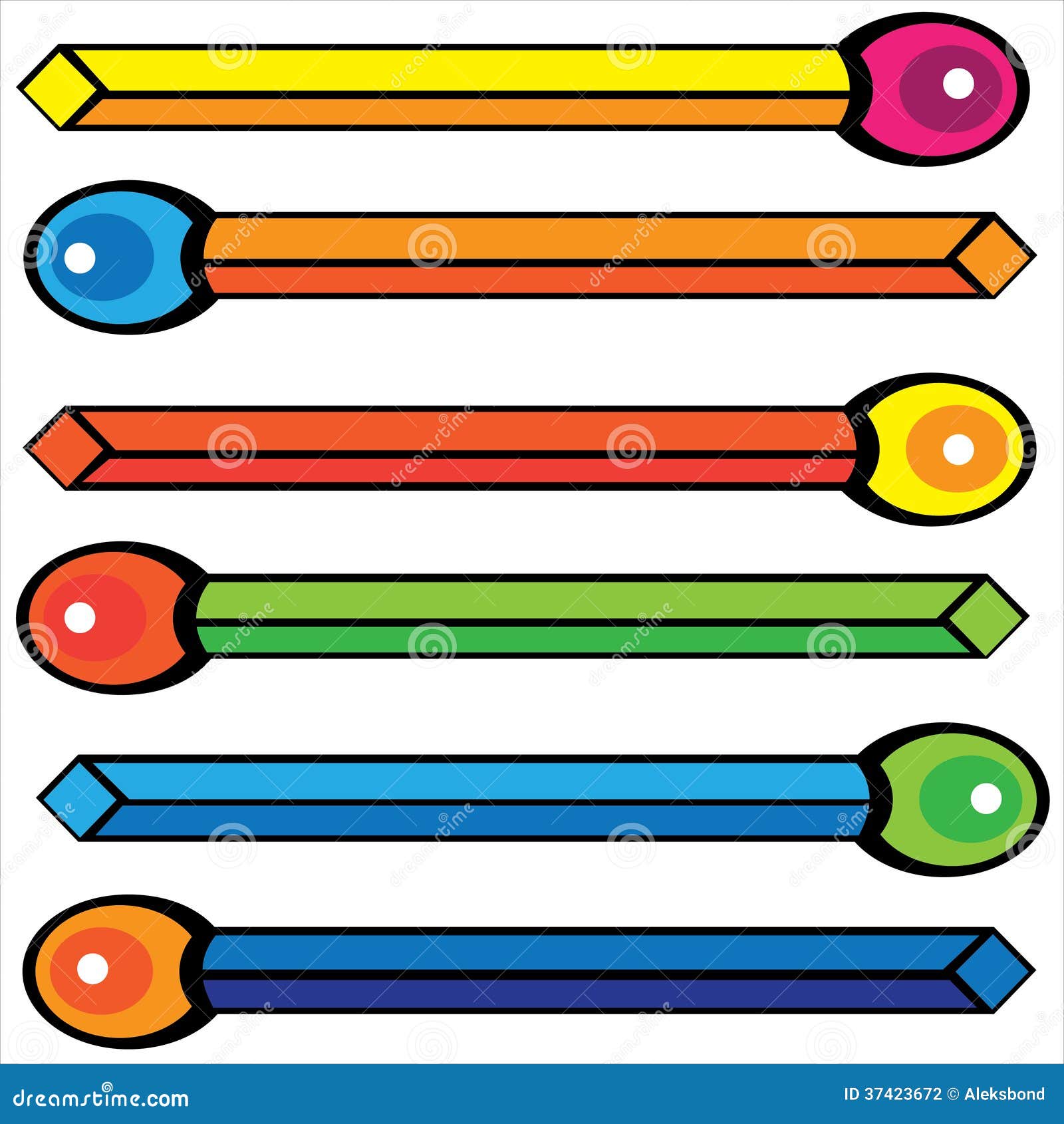 Colorful Matches Isolated on White Stock Vector - Illustration of ...