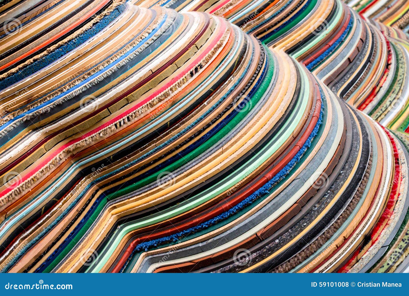 Colorful materials pile stock photo. Image of fiber, factory - 59101008