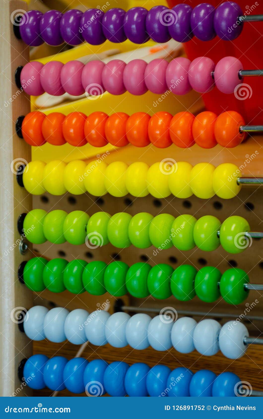 Colorful Math with an Abacus Stock Photo - Image of maine, coast: 126891752