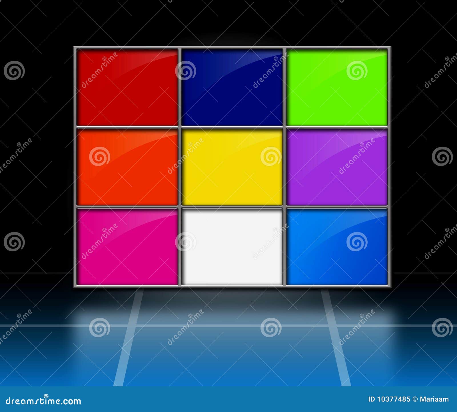 Colorful matrix stock illustration. Illustration of bluish - 10377485