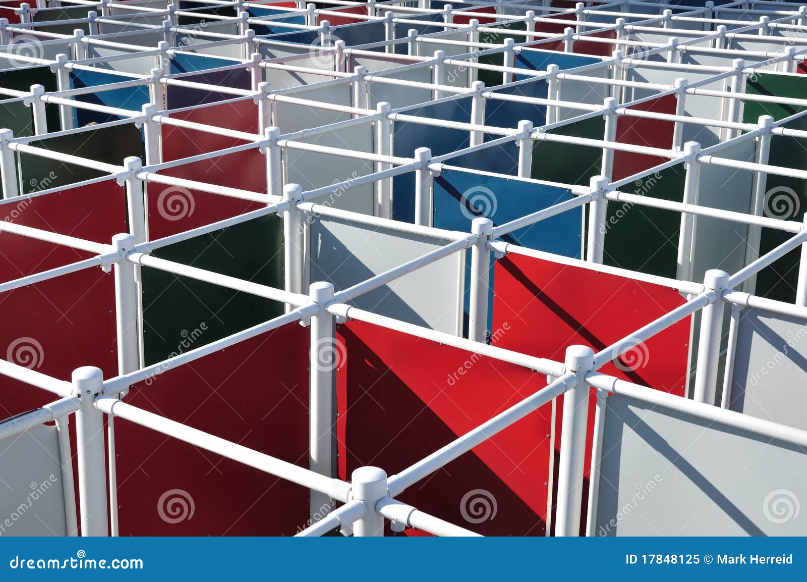 Colorful Maze stock image. Image of outside, outdoors - 17848125