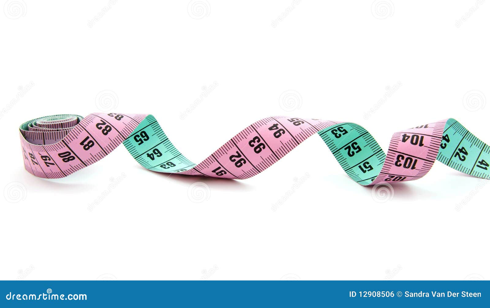 Colorful measure tape stock photo. Image of measuring - 12908506
