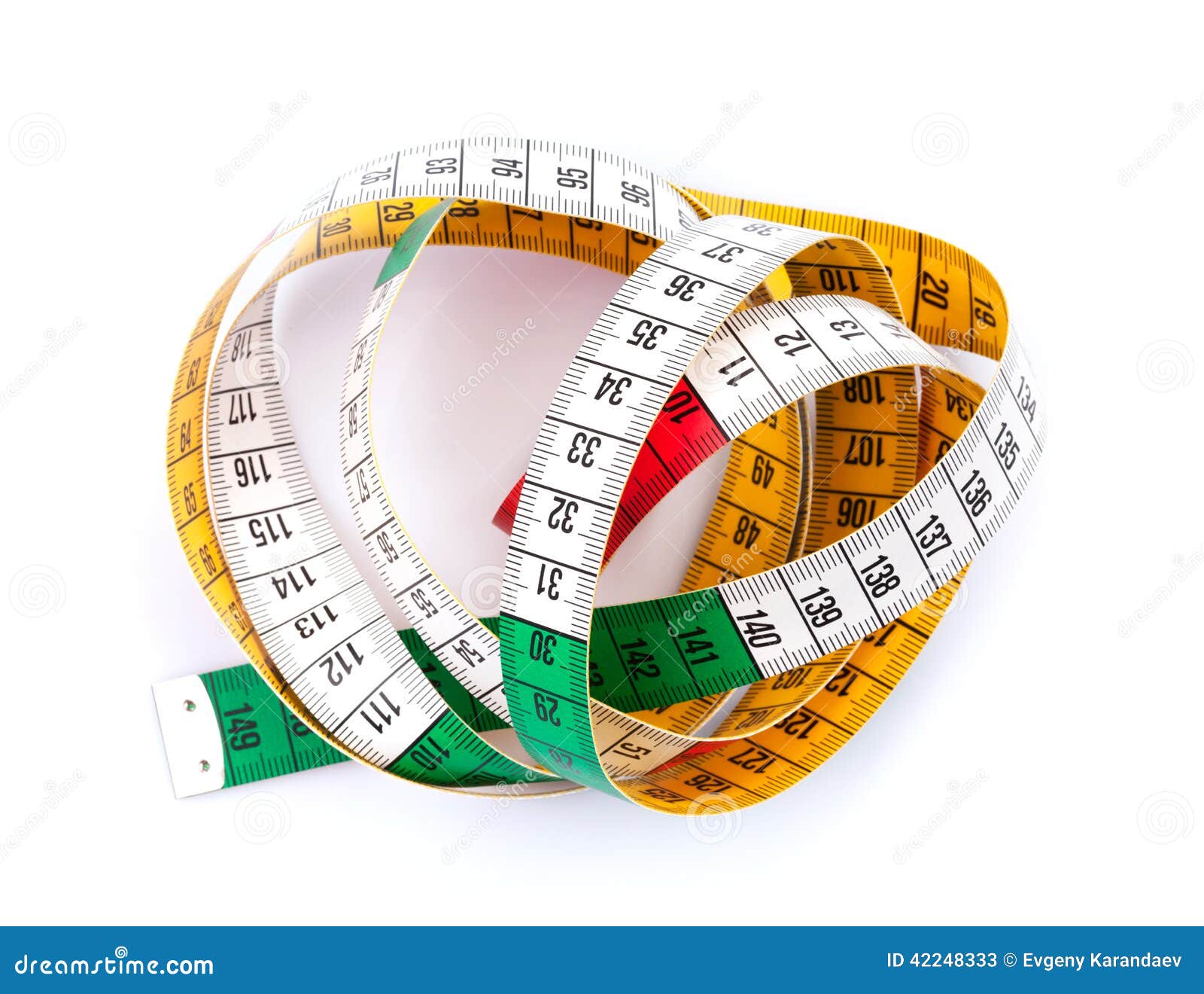 Colorful measure tape stock image. Image of studio, slim - 42248333