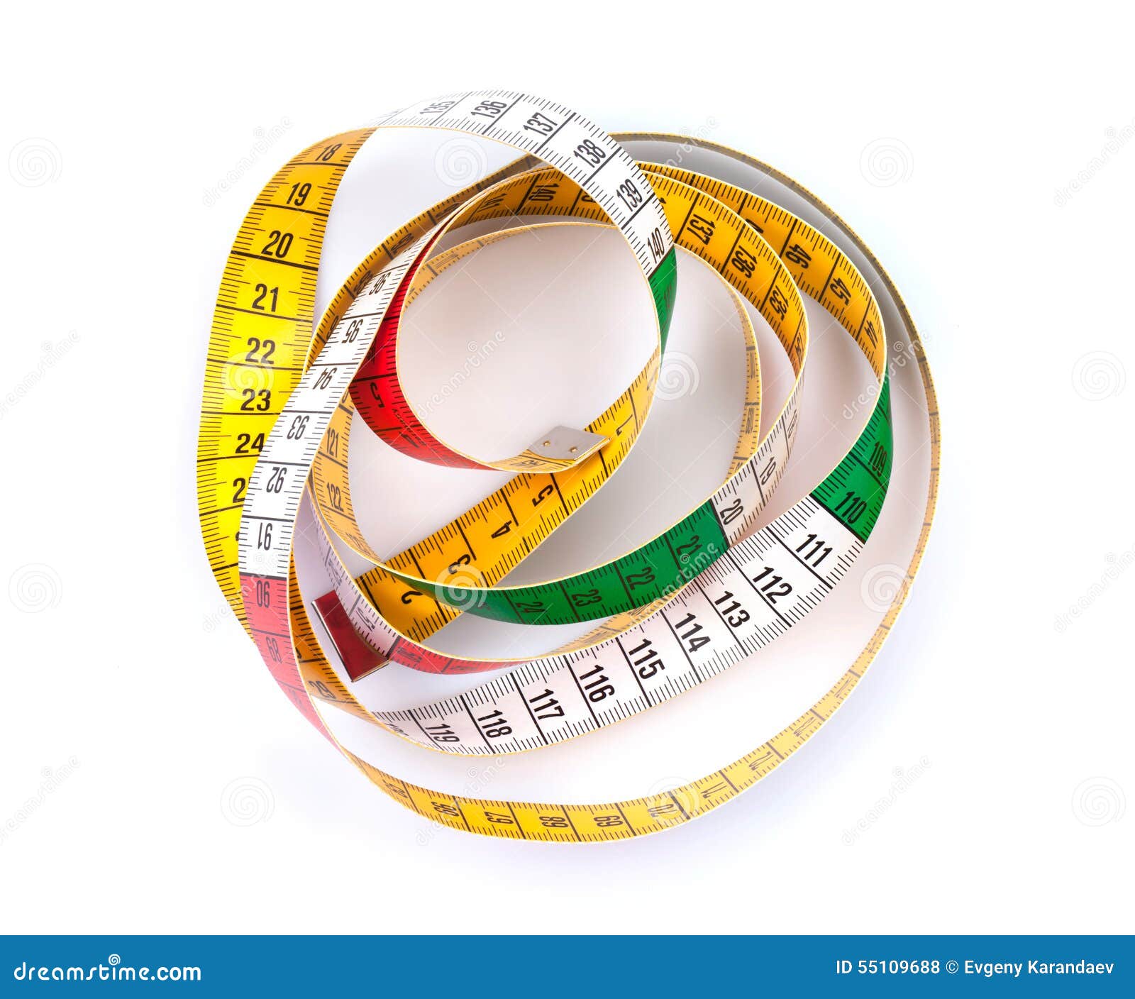 Colorful measure tape stock photo. Image of meter, healthy - 55109688