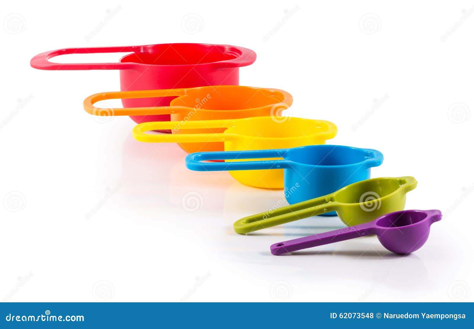 Colorful measuring spoons stock photo. Image of culinary - 62073548