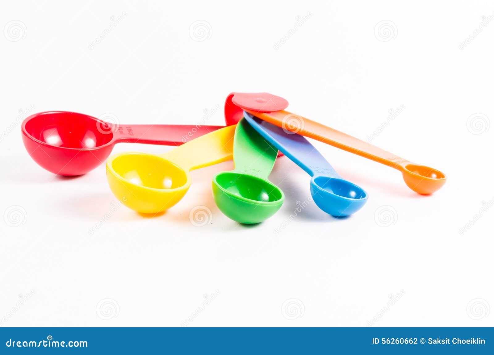 Colorful measuring spoons stock photo. Image of group - 56260662