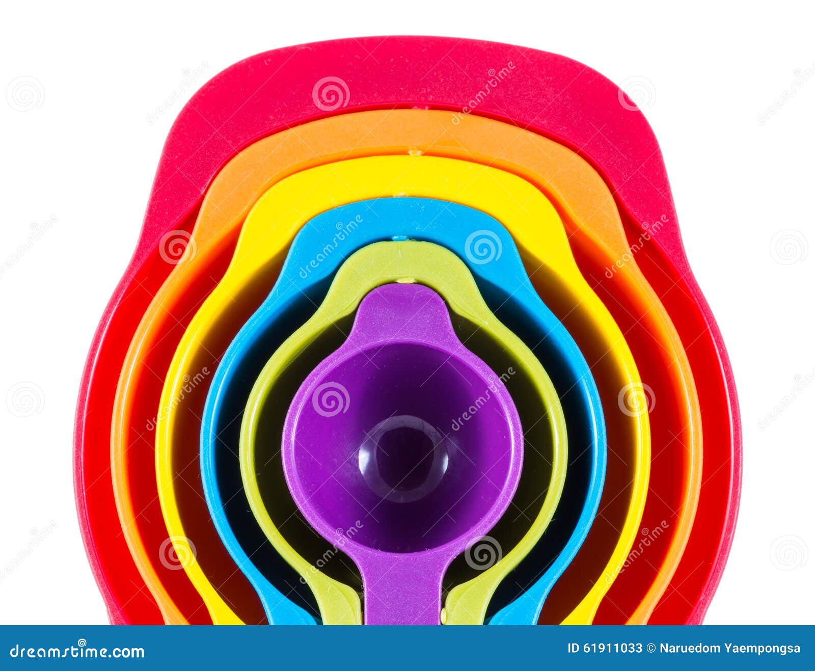 Colorful measuring spoons stock image. Image of bekery - 61911033
