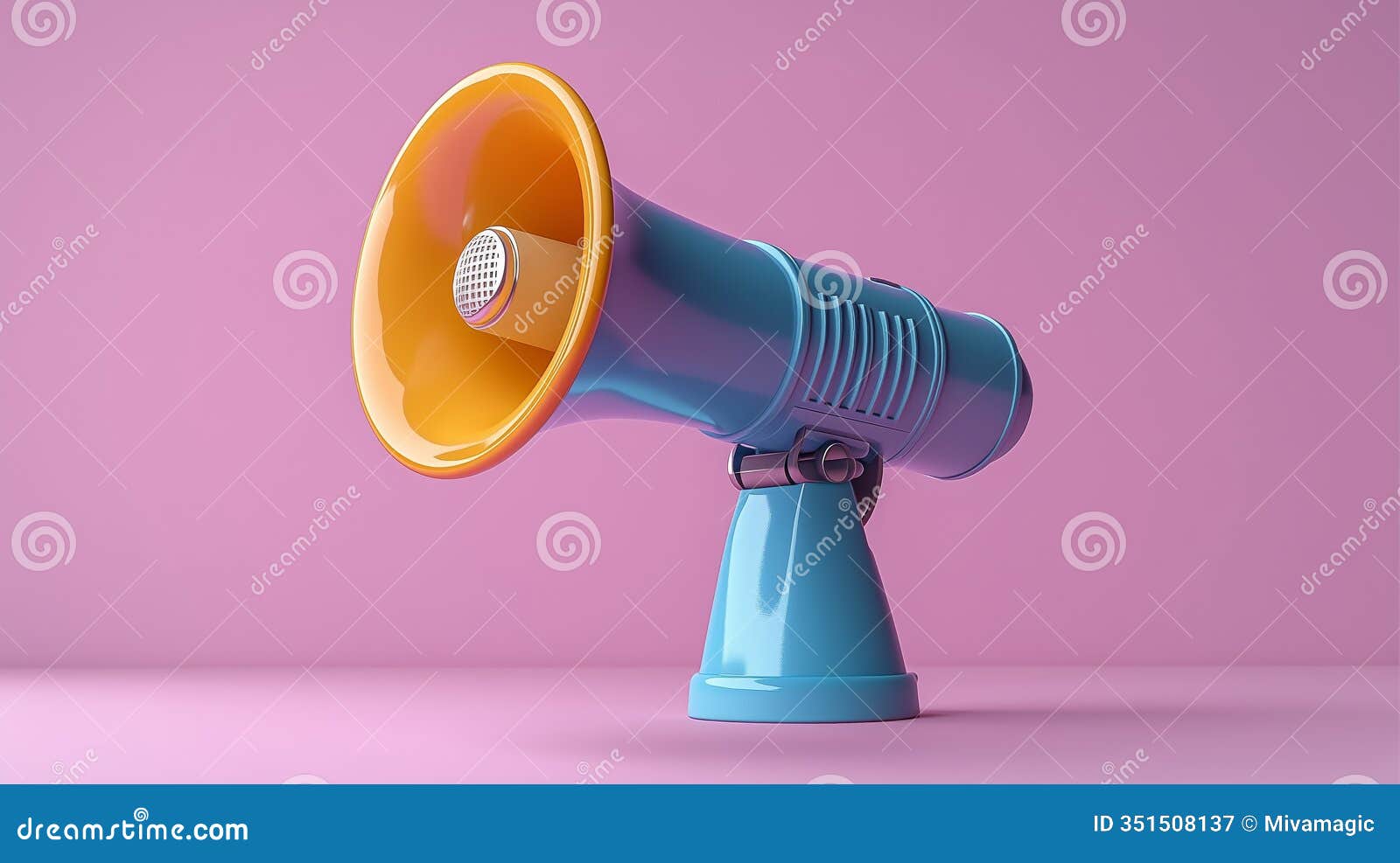 Colorful Megaphone for Effective Sound and Communication Stock ...