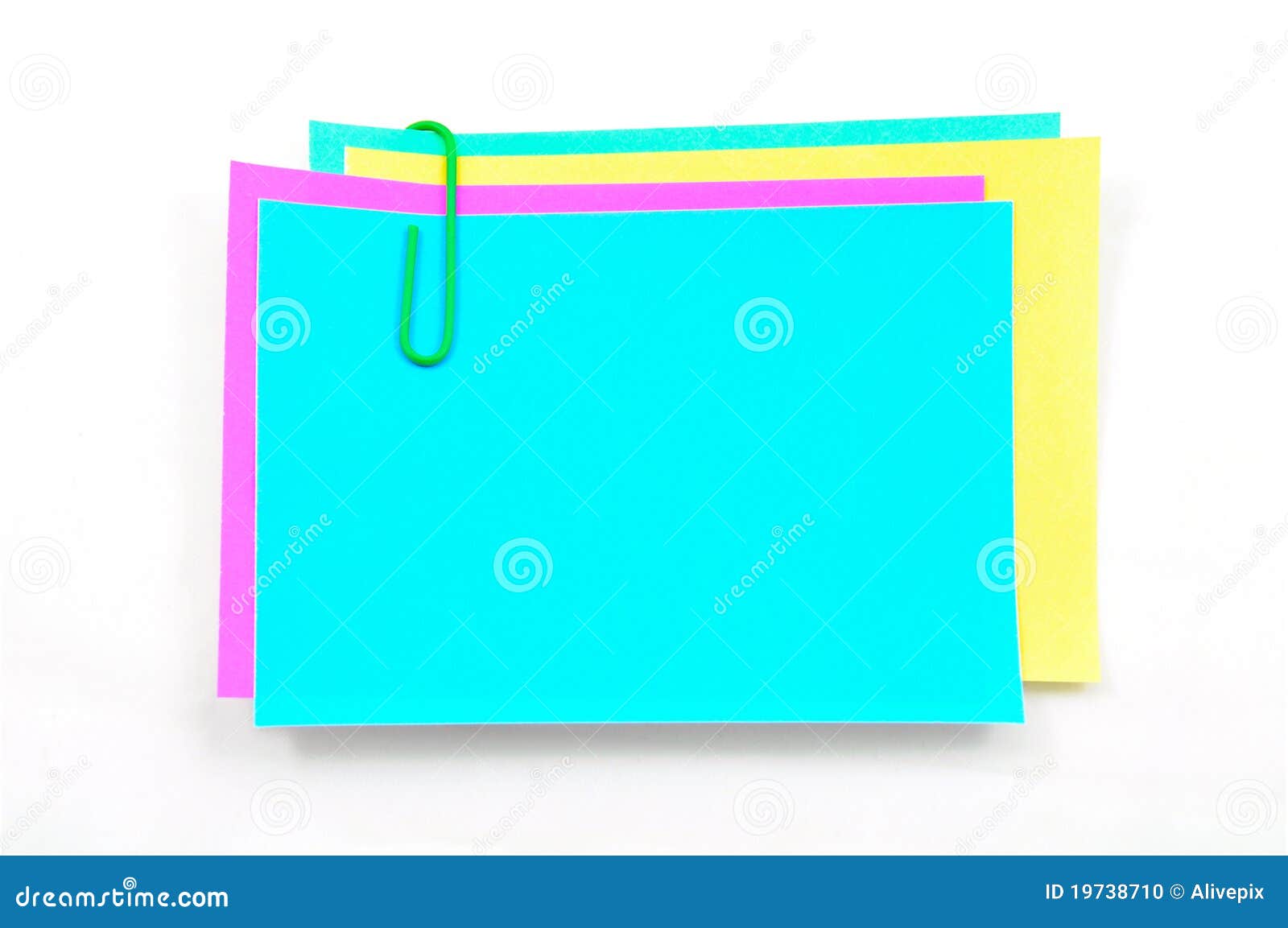 Colorful memo notes stock photo. Image of message, remind - 19738710