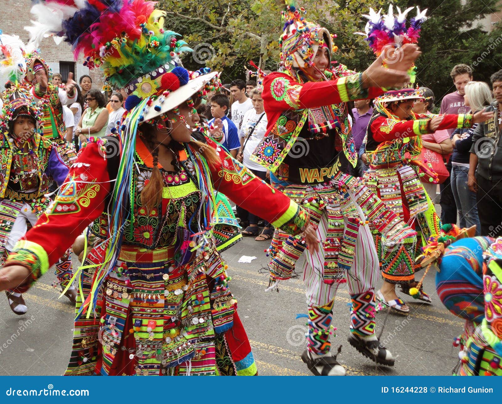 Colorful Men at the Parade editorial stock photo. Image of street ...