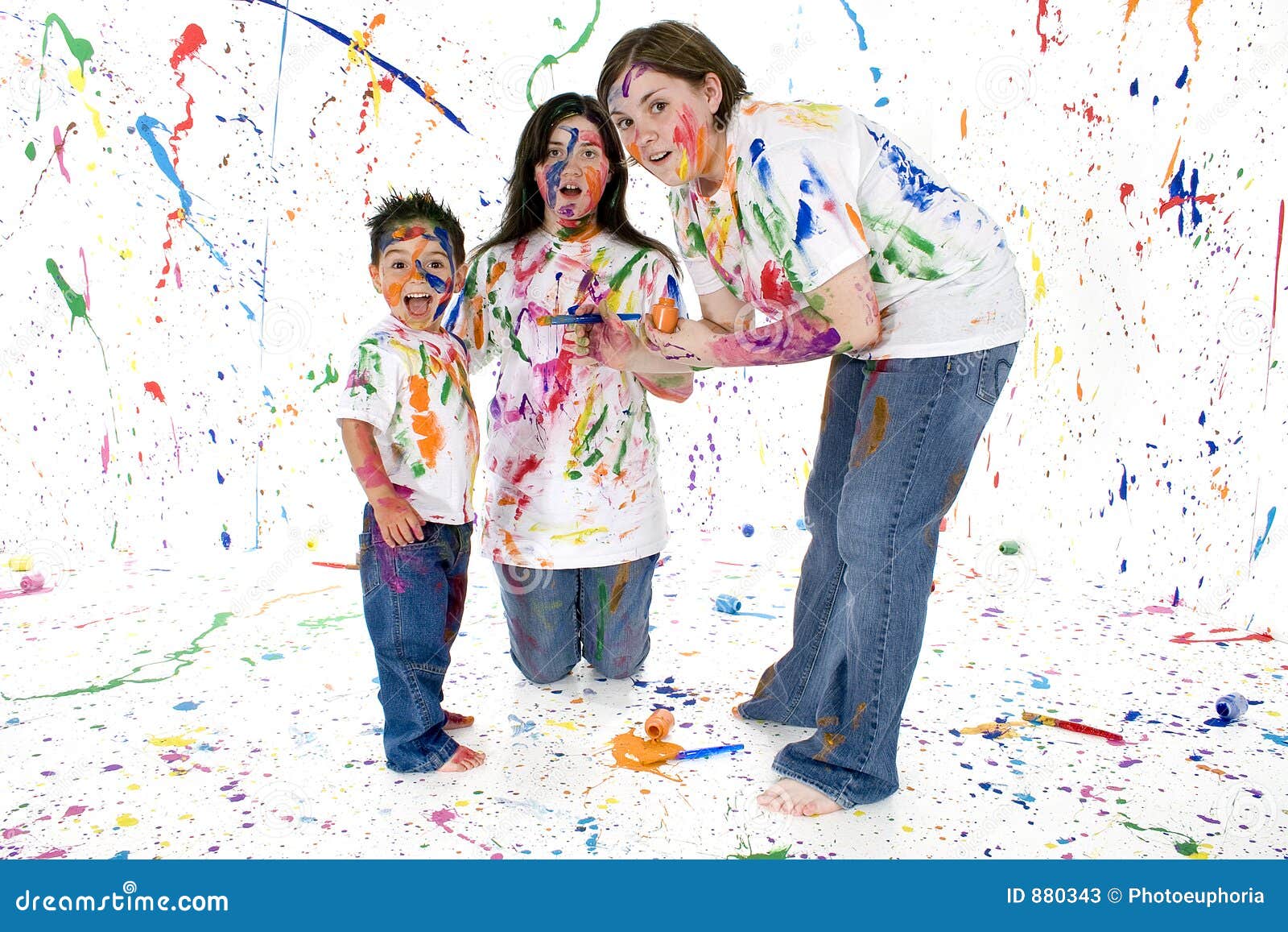 Colorful Mess stock image. Image of family, caucasian, thirteen - 880343