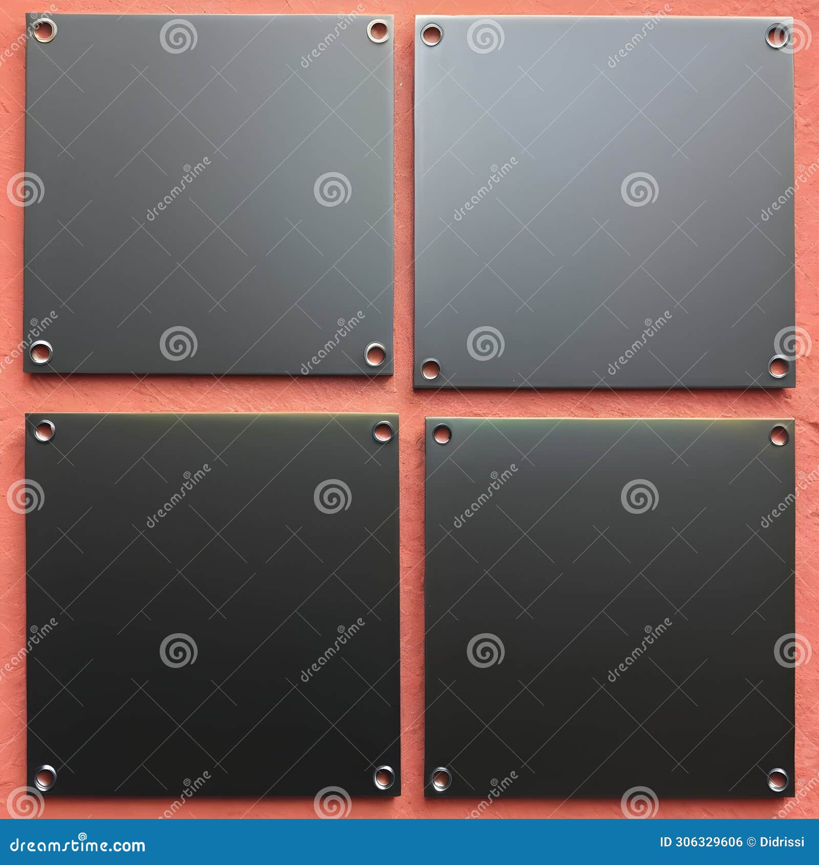 Colorful metal square stock illustration. Illustration of abstract ...