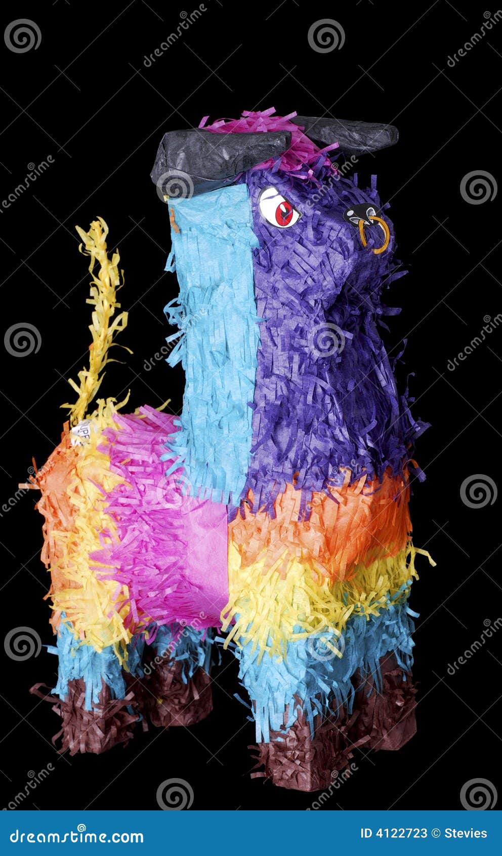 Colorful Mexican Pinata stock image. Image of candy, paper - 4122723