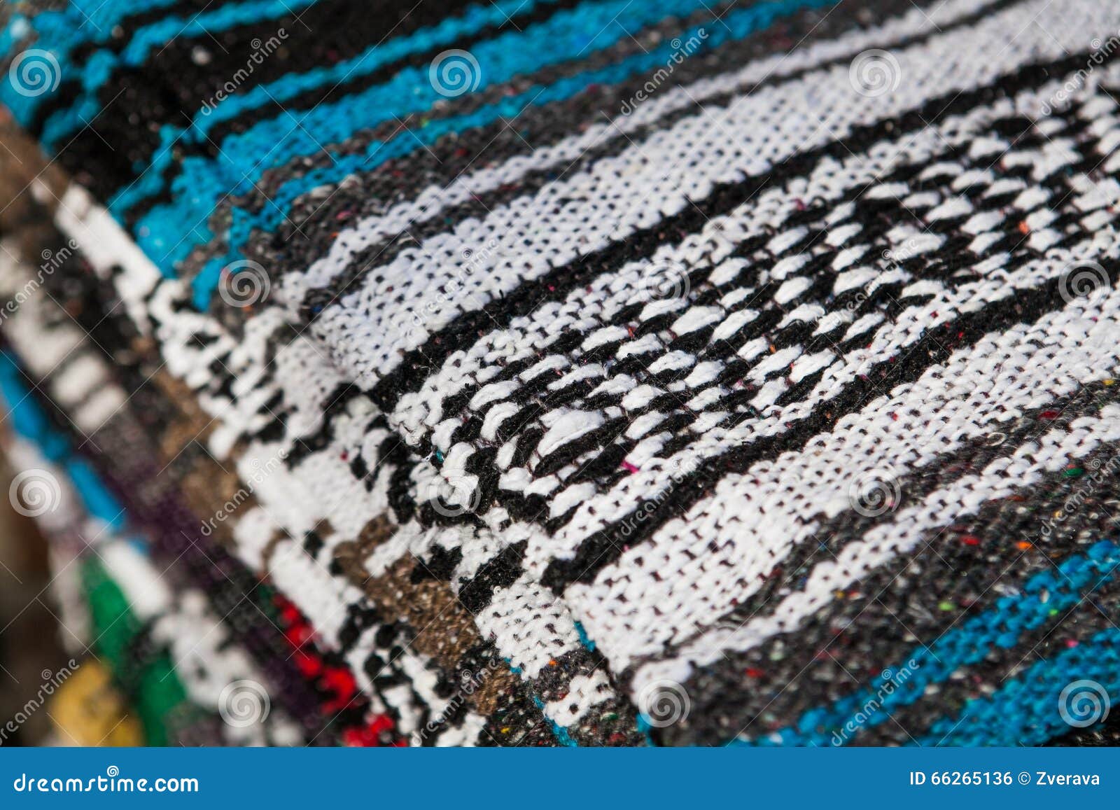 Colorful Mexican Serapes Hang in Row. Stock Photo - Image of fringed ...