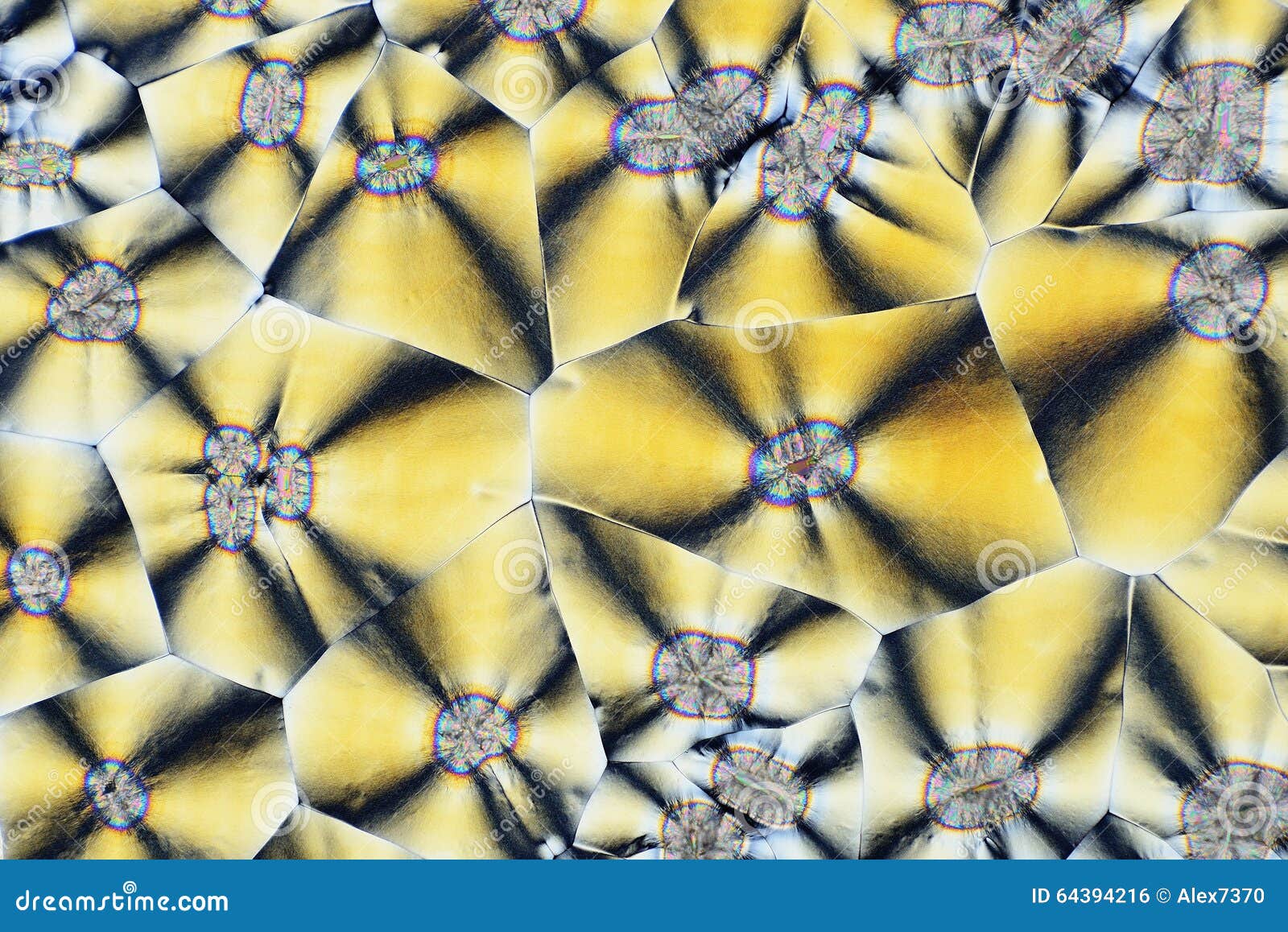 Colorful Micro Crystals in Polarized Light Stock Photo - Image of ...