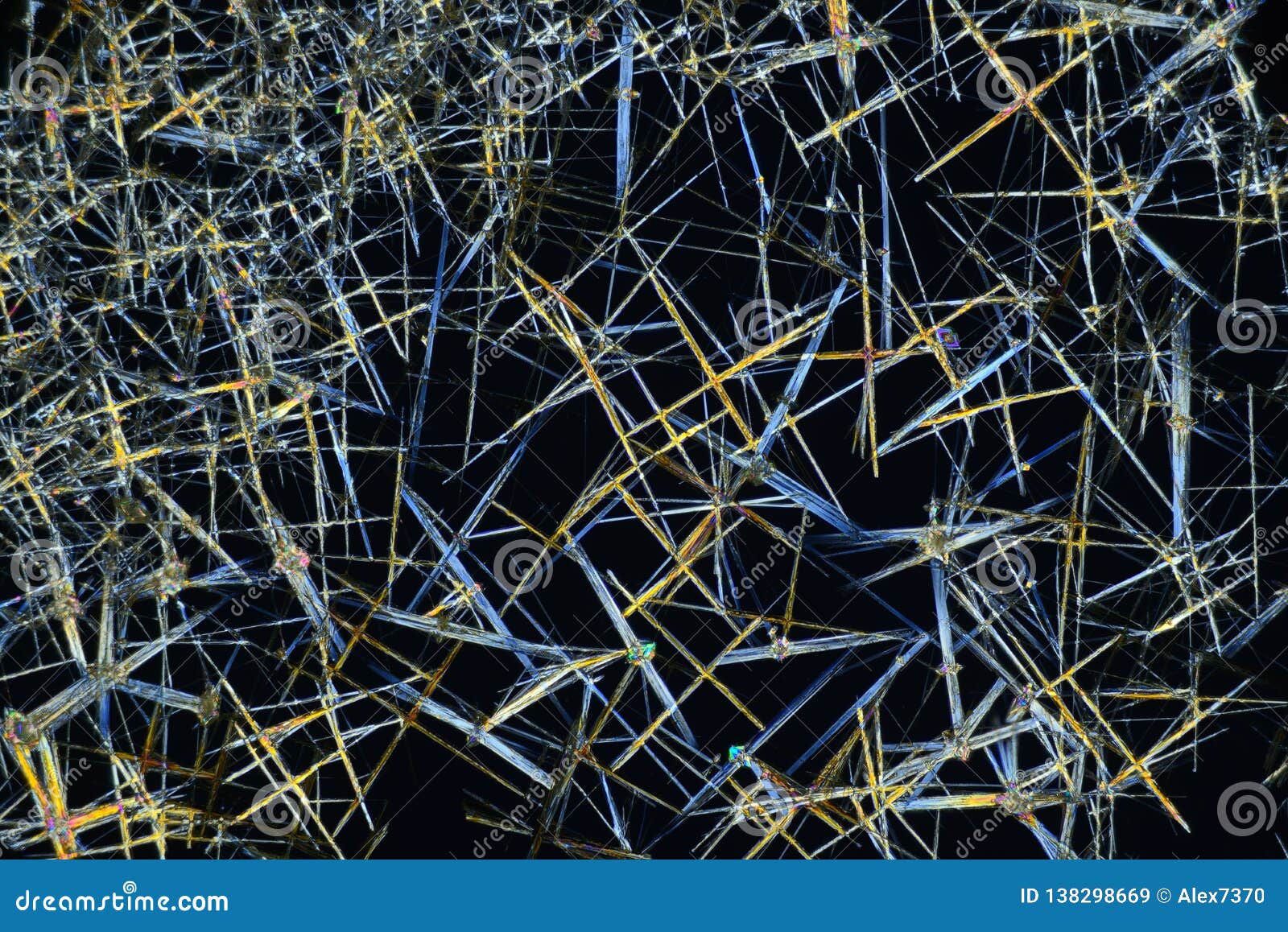 Colorful Micro Crystals in Polarized Light Stock Image - Image of ...