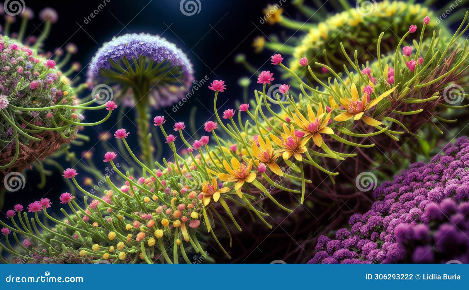 Colorful Microorganisms: a Biology Background with a Microscope View ...
