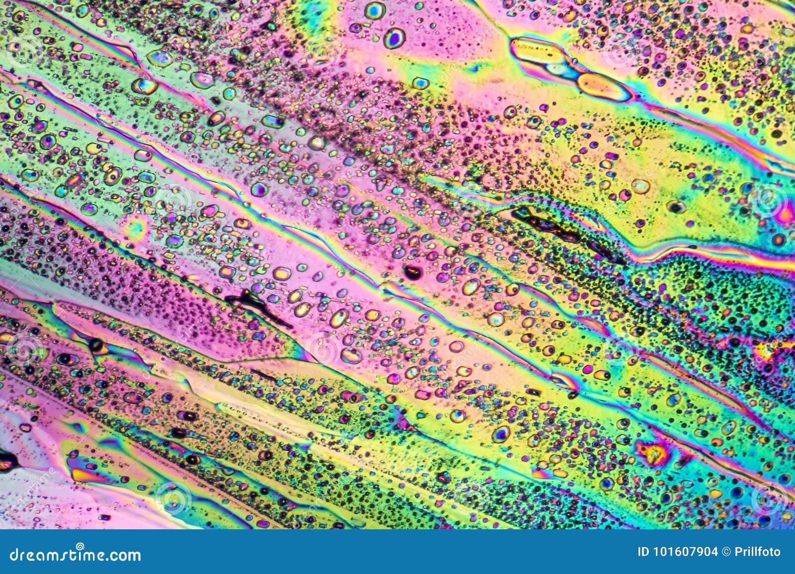 Colorful Sodium Acetate Micro Crystals Stock Photo - Image of facet ...