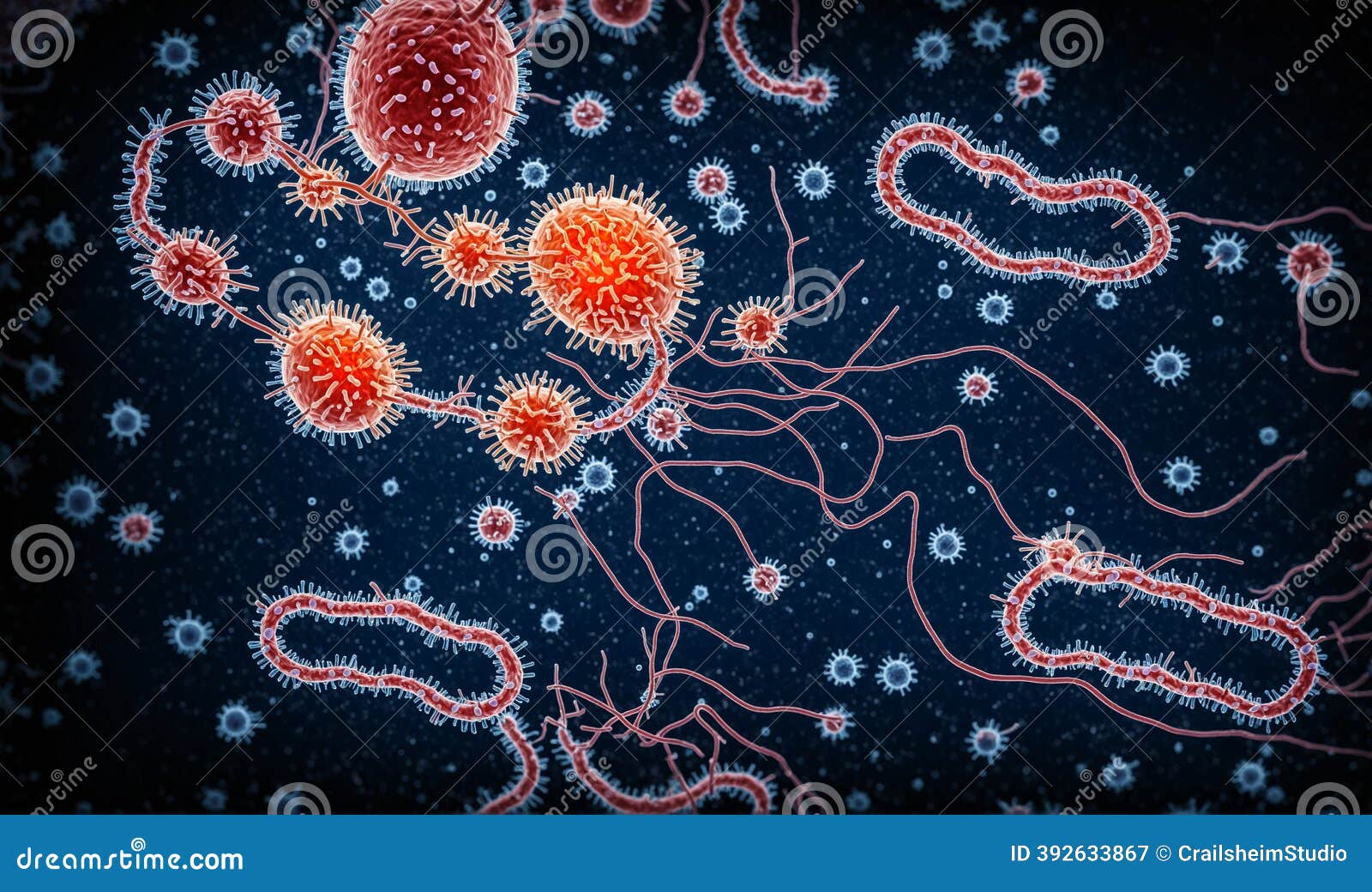 Colorful Microscopic View: Six Beneficial Bacteria ? Lactobacillus ...