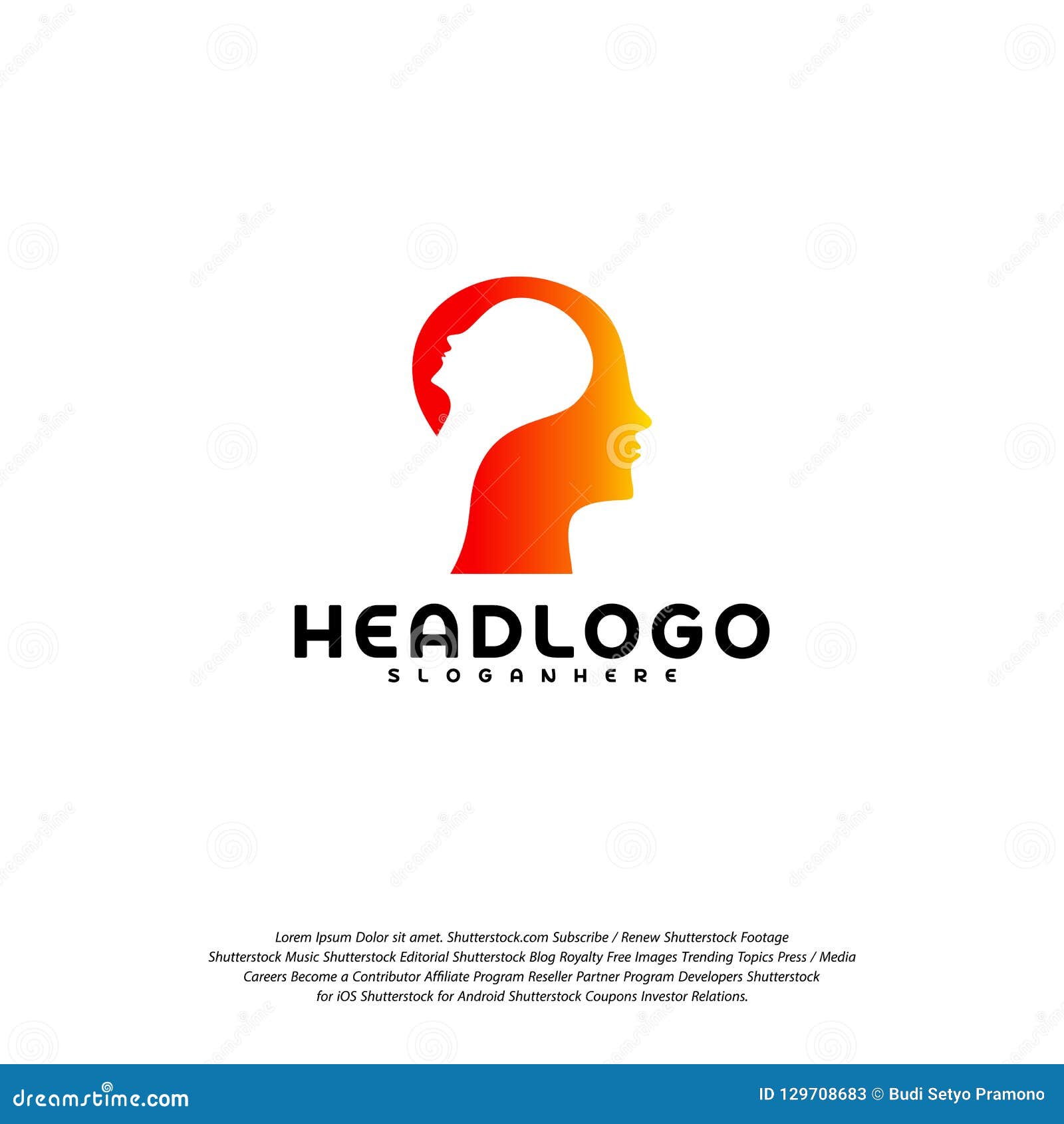 Colorful Mind Logo Vector, Head Intelligence Logo Designs Concept ...