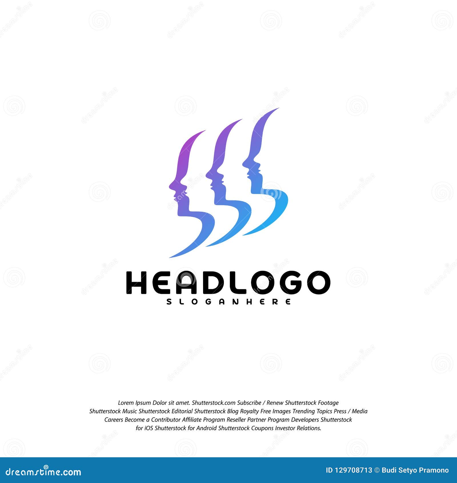Colorful Mind Logo Vector, Head Intelligence Logo Designs Concept ...