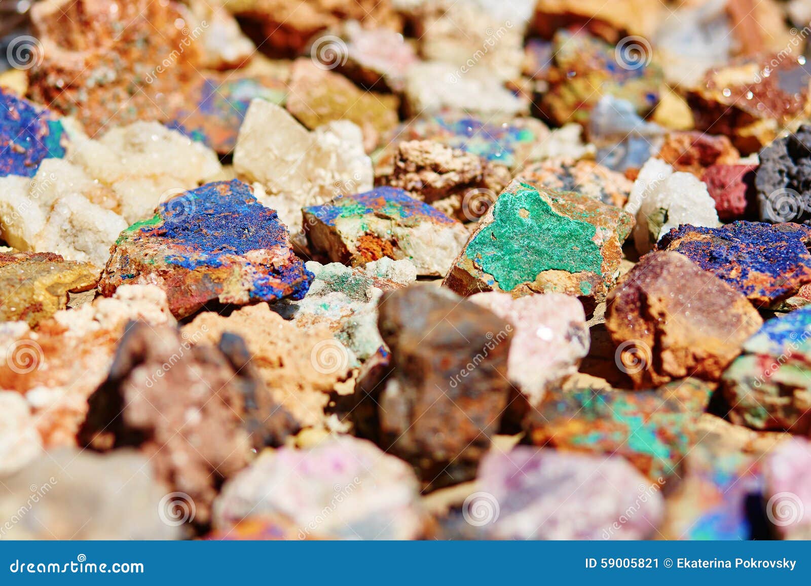 Colorful minerals stock image. Image of bright, mining - 59005821