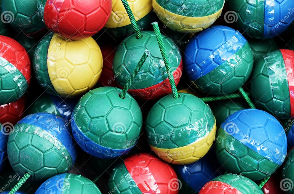 Colorful mini bomb ball stock photo. Image of boom, explosion - 98967982