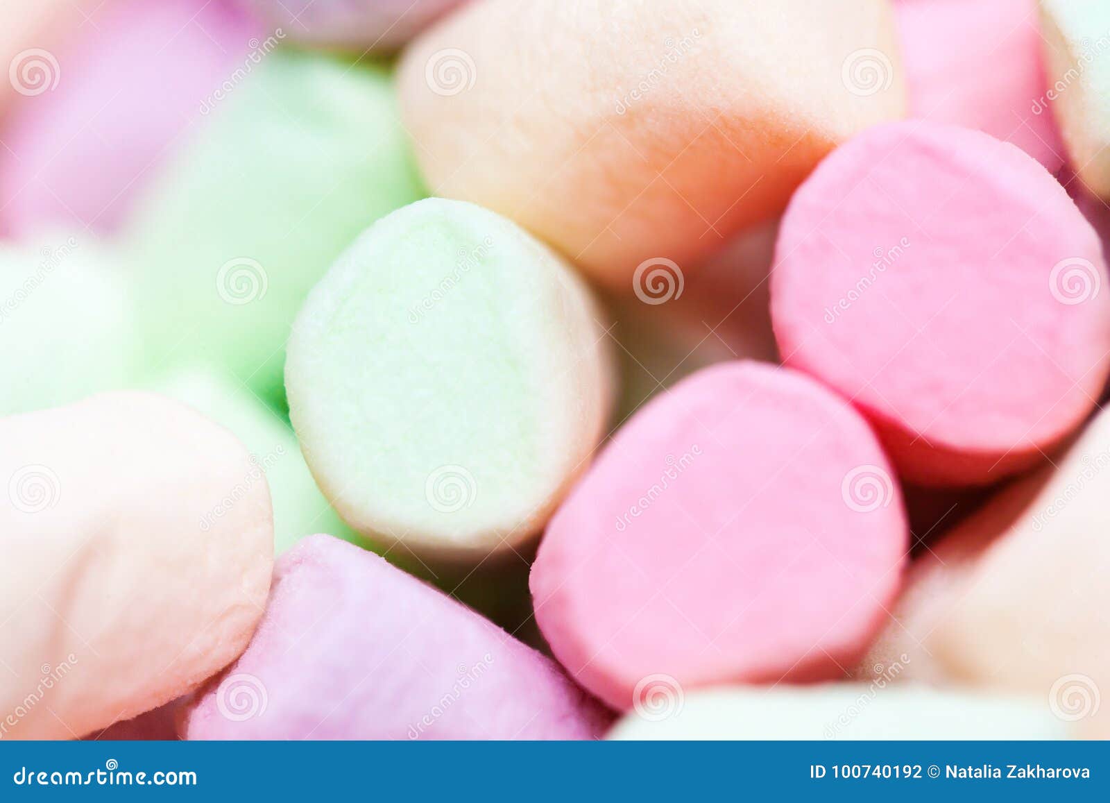 Colorful Mini Marshmallows Background Macro. Fluffy Marshmallows Stock ...