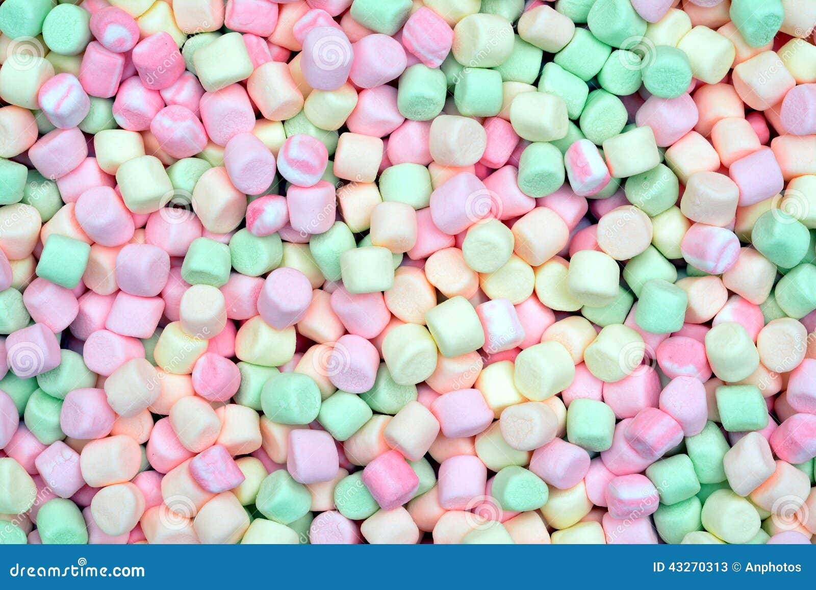 Colorful mini marshmallows stock image. Image of confection - 43270313