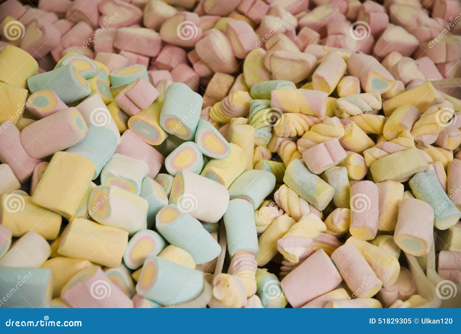 Colorful mini marshmallows stock image. Image of random - 51829305