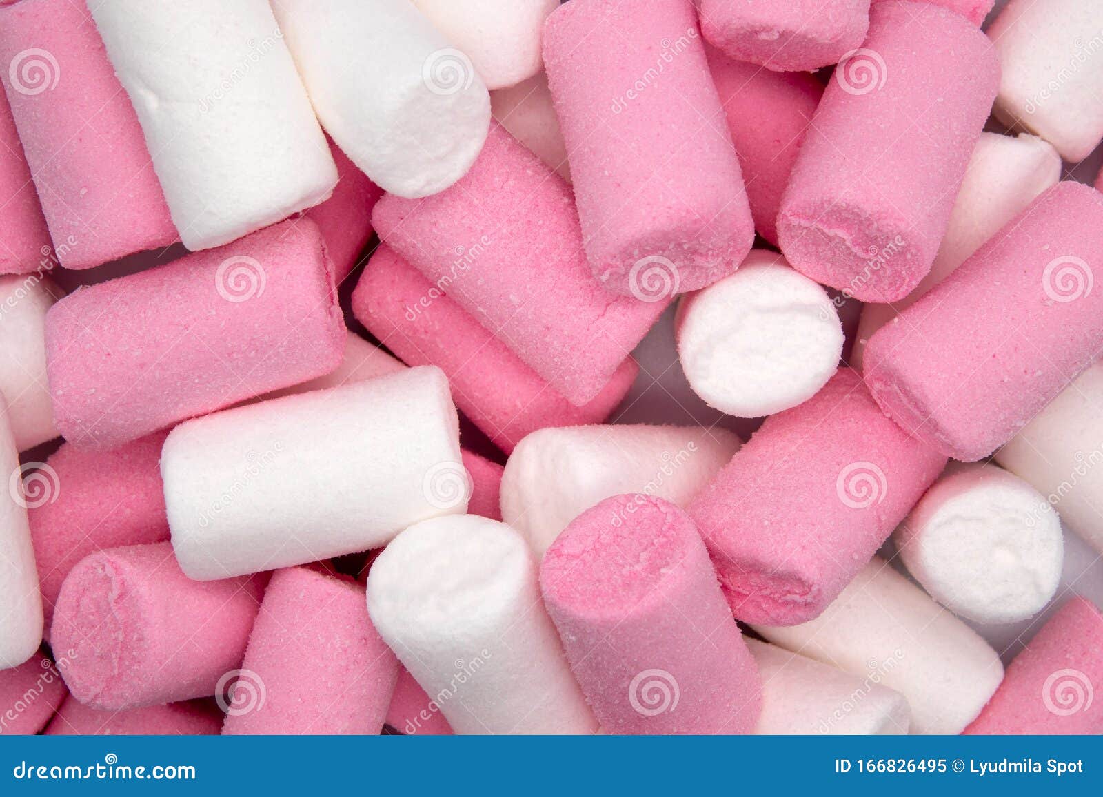 Colorful Mini Marshmallows Macro. Fluffy Marshmallows Texture and ...