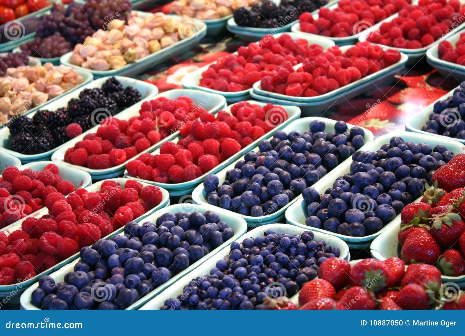 Colorful Mix of Fresh Berries. Stock Photo - Image of cultivation, diet ...