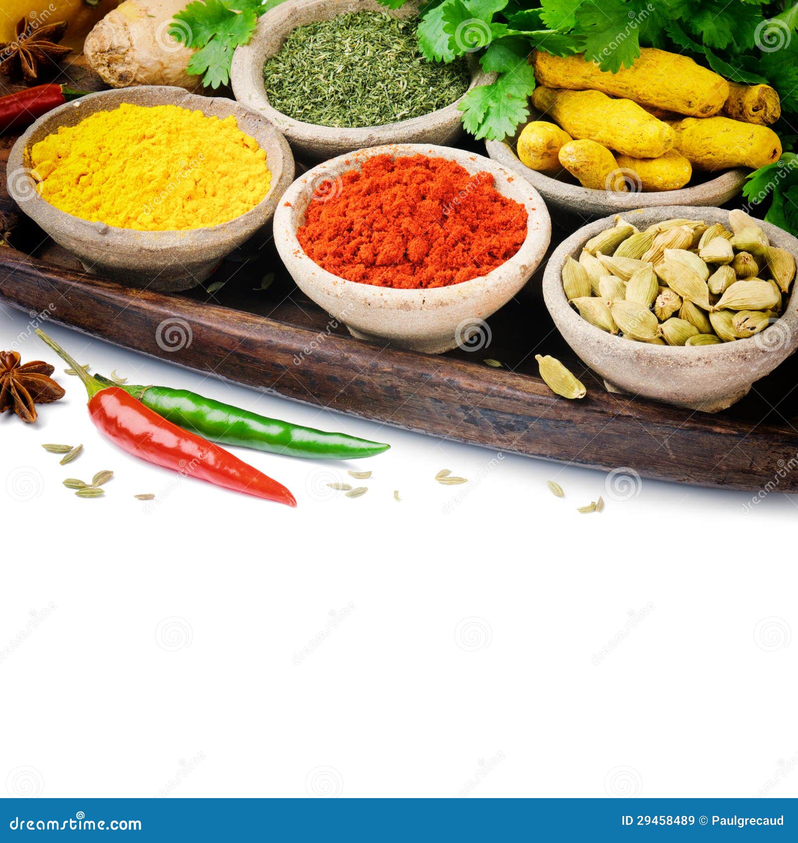 Colorful mix of spices stock image. Image of aromatic - 29458489