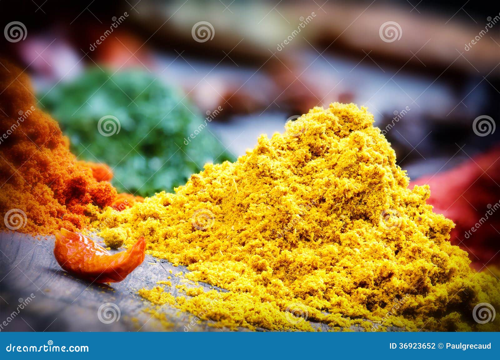 Colorful mix of spices stock photo. Image of chili, diet - 36923652