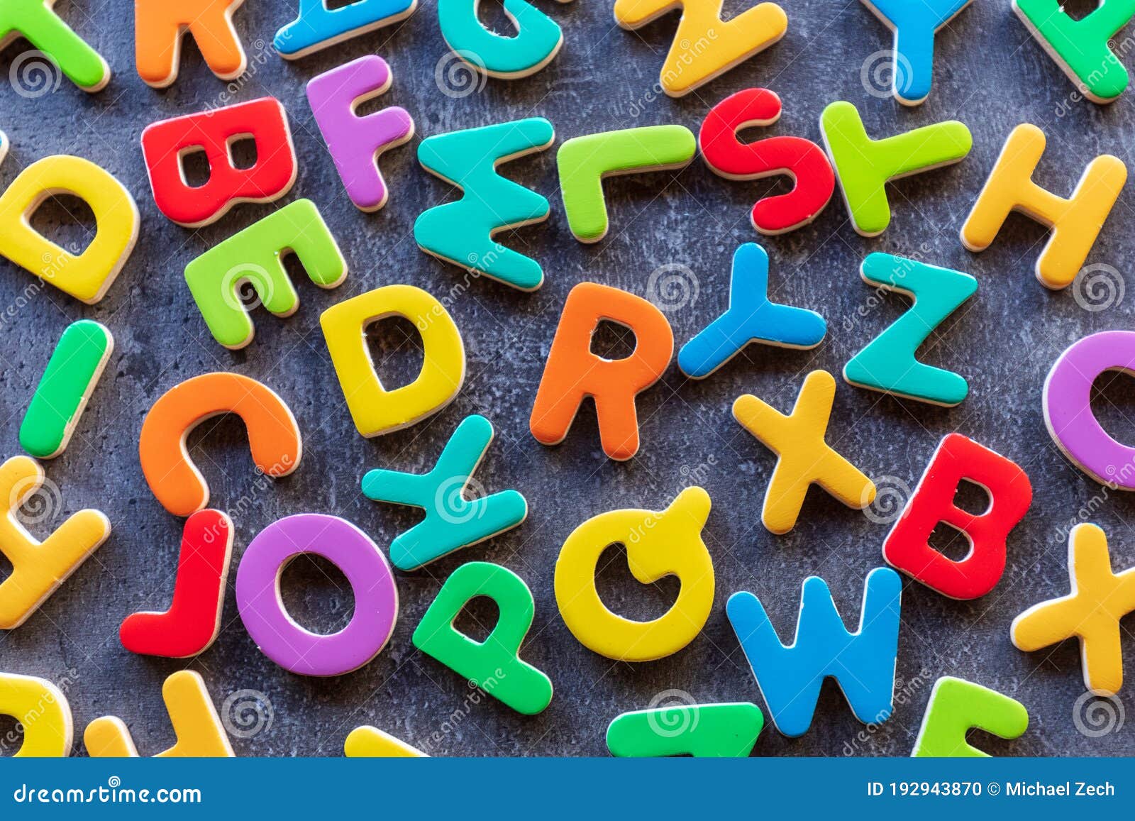 Mixed Letters Of The English Alphabet. Black Letters Isolated Stock ...