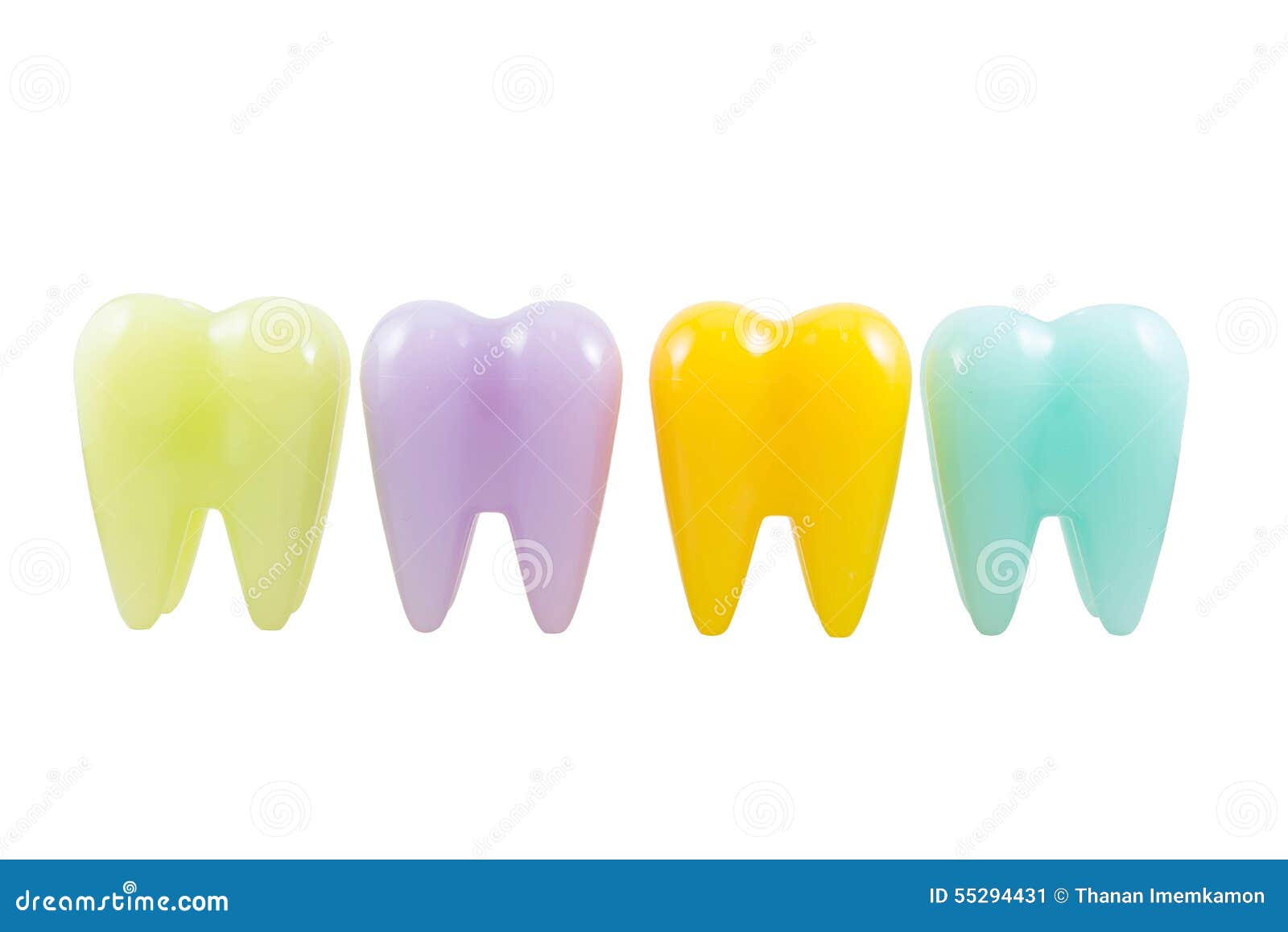 Colorful model teeth stock image. Image of design, green - 55294431