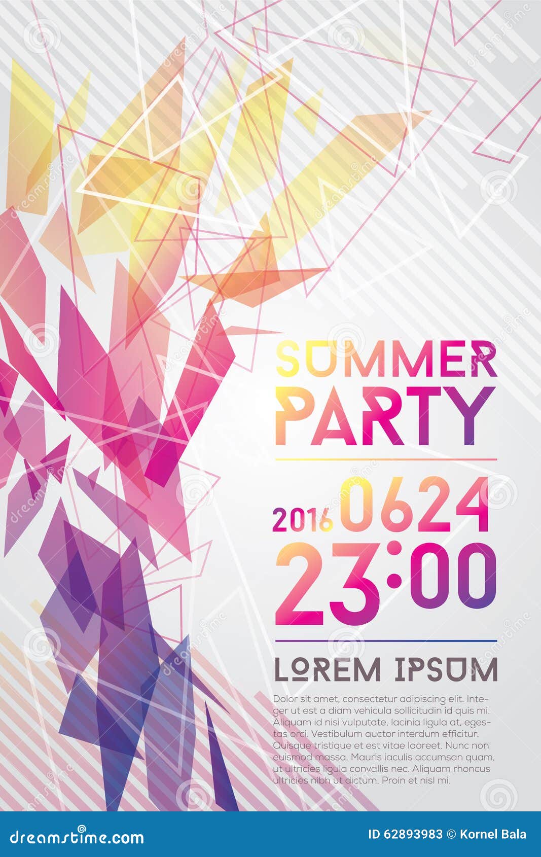 Colorful Modern Abstract Flyers Stock Vector - Illustration of graphic ...