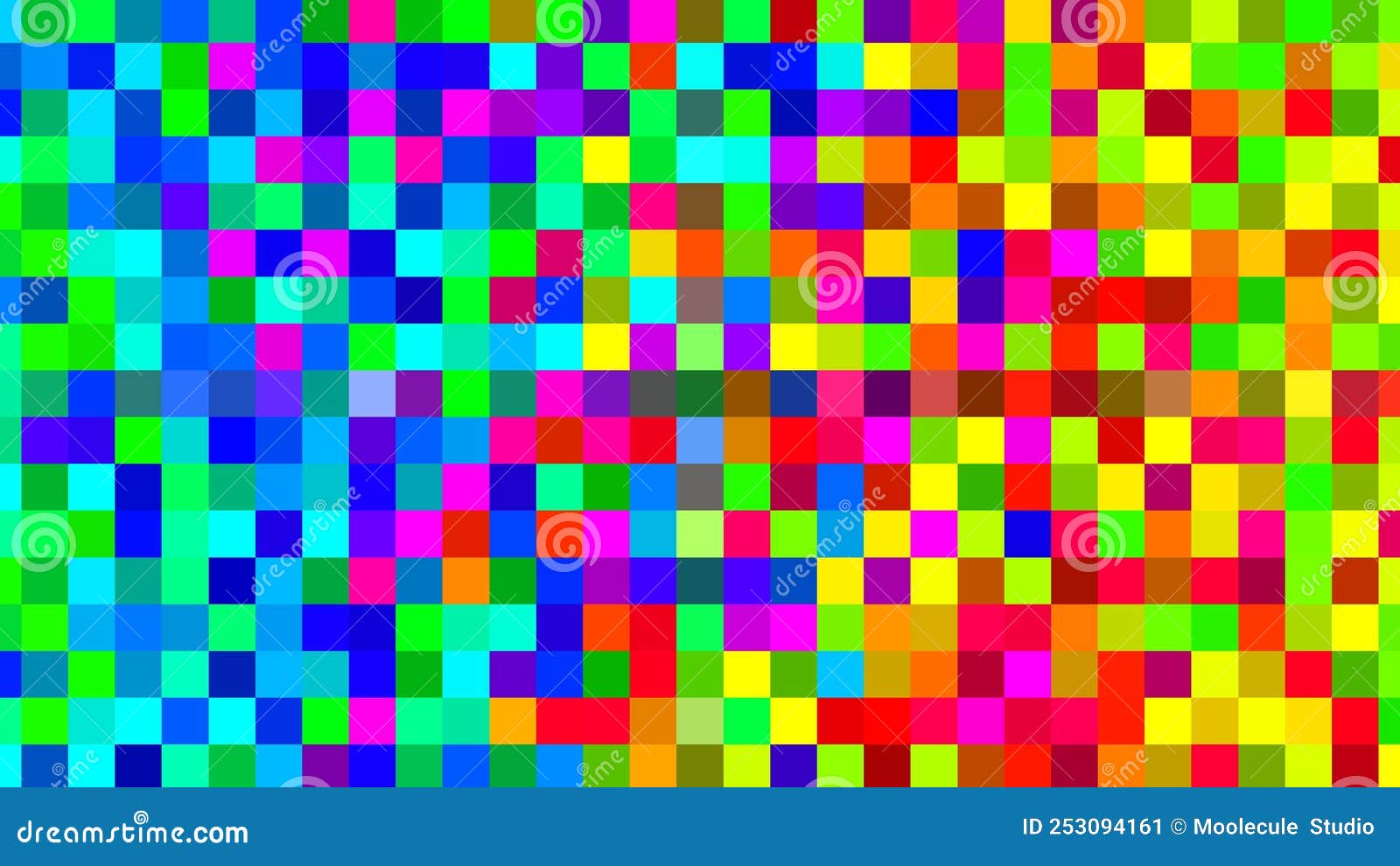 Colorful Modern Abstract Pixel Texture Background. Stock Illustration ...